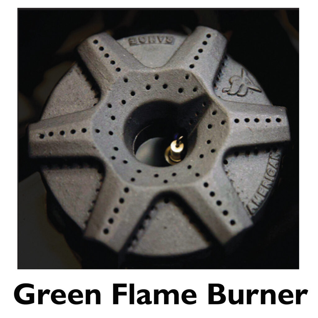 72-Inch Green Flame Range - American Range